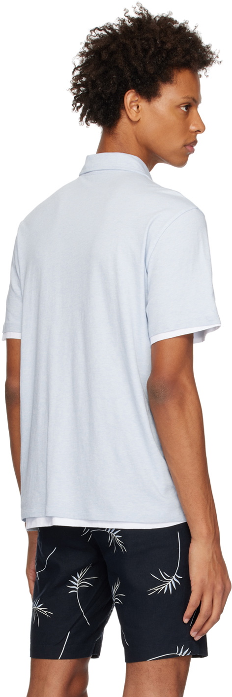 Vince Blue Layered Polo Vince