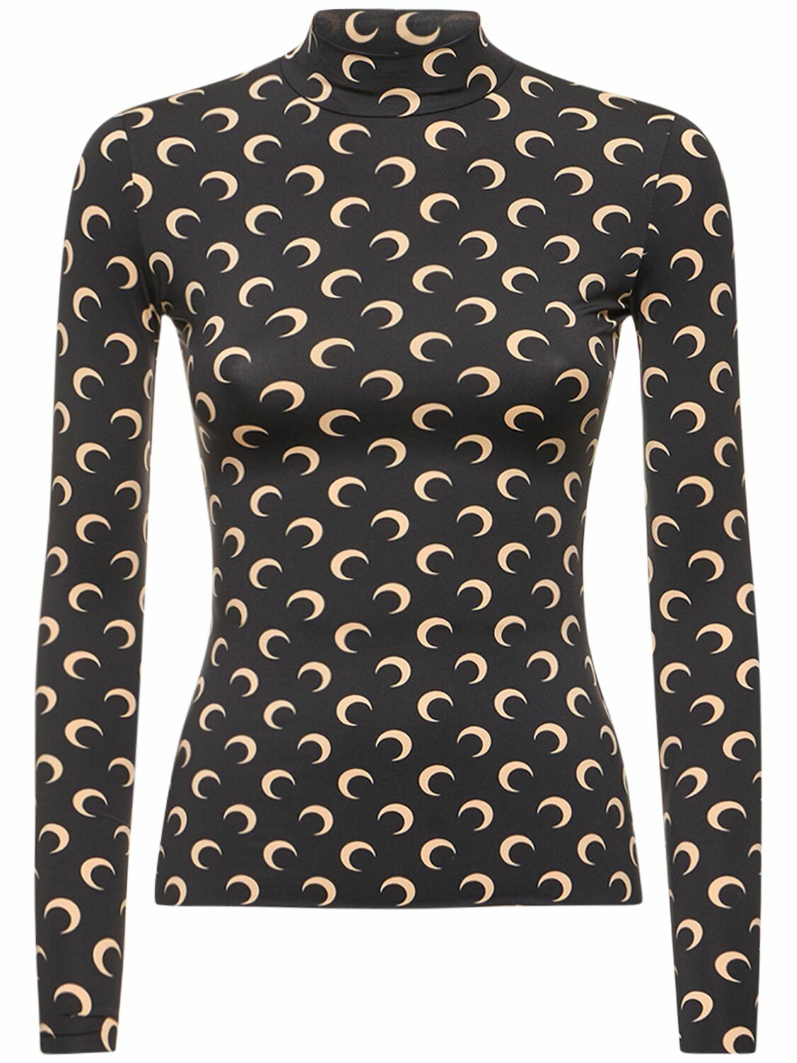 MARINE SERRE Moon Print Second Skin Top Marine Serre