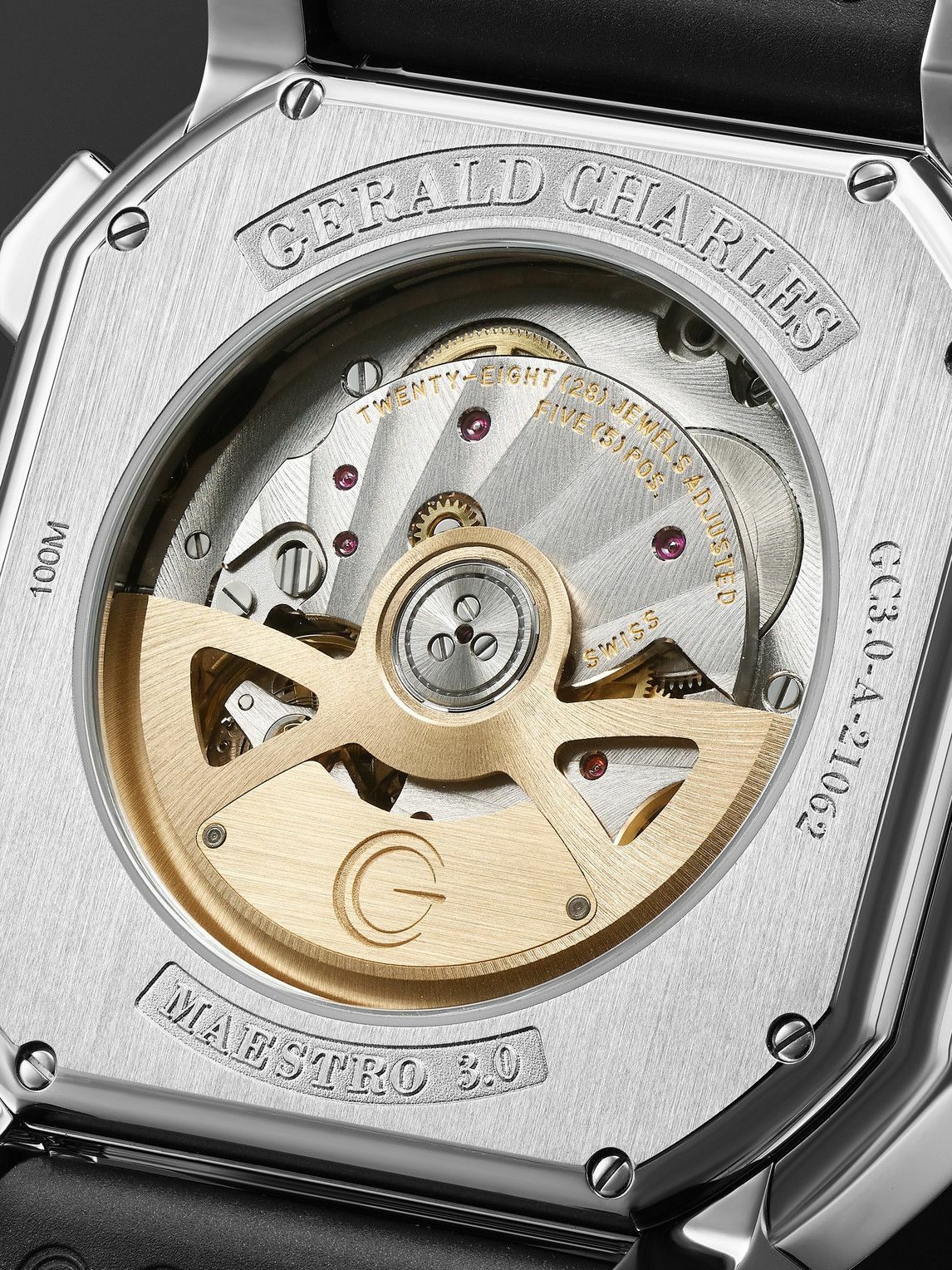 Gerald Charles - Maestro 3.0 Automatic Chronograph 39mm Stainless Steel ...