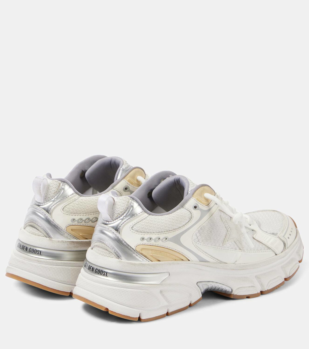 Golden Goose Lightstar leather and mesh sneakers Golden Goose Deluxe Brand