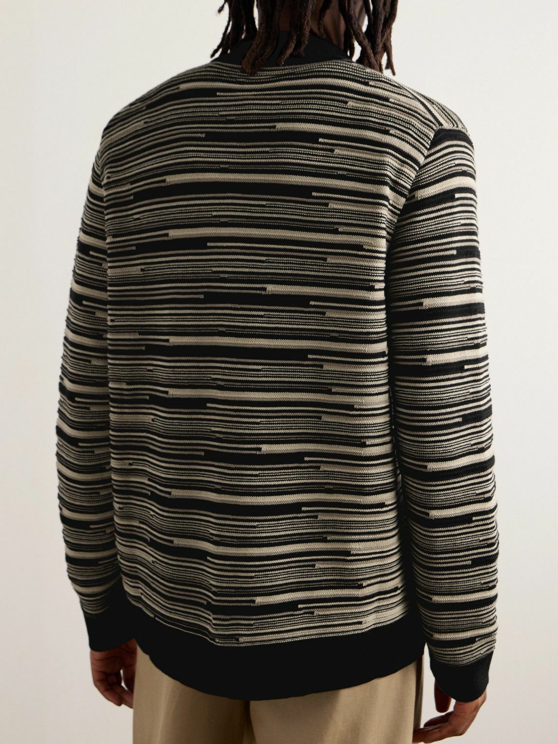 Mr P. - Striped Cotton Cardigan - Multi Mr P.