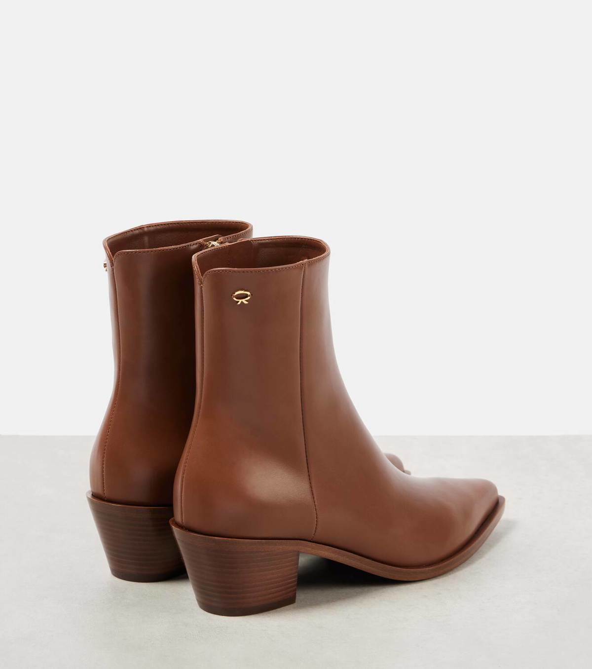 Gianvito Rossi Kinney 45 leather ankle boots Gianvito Rossi
