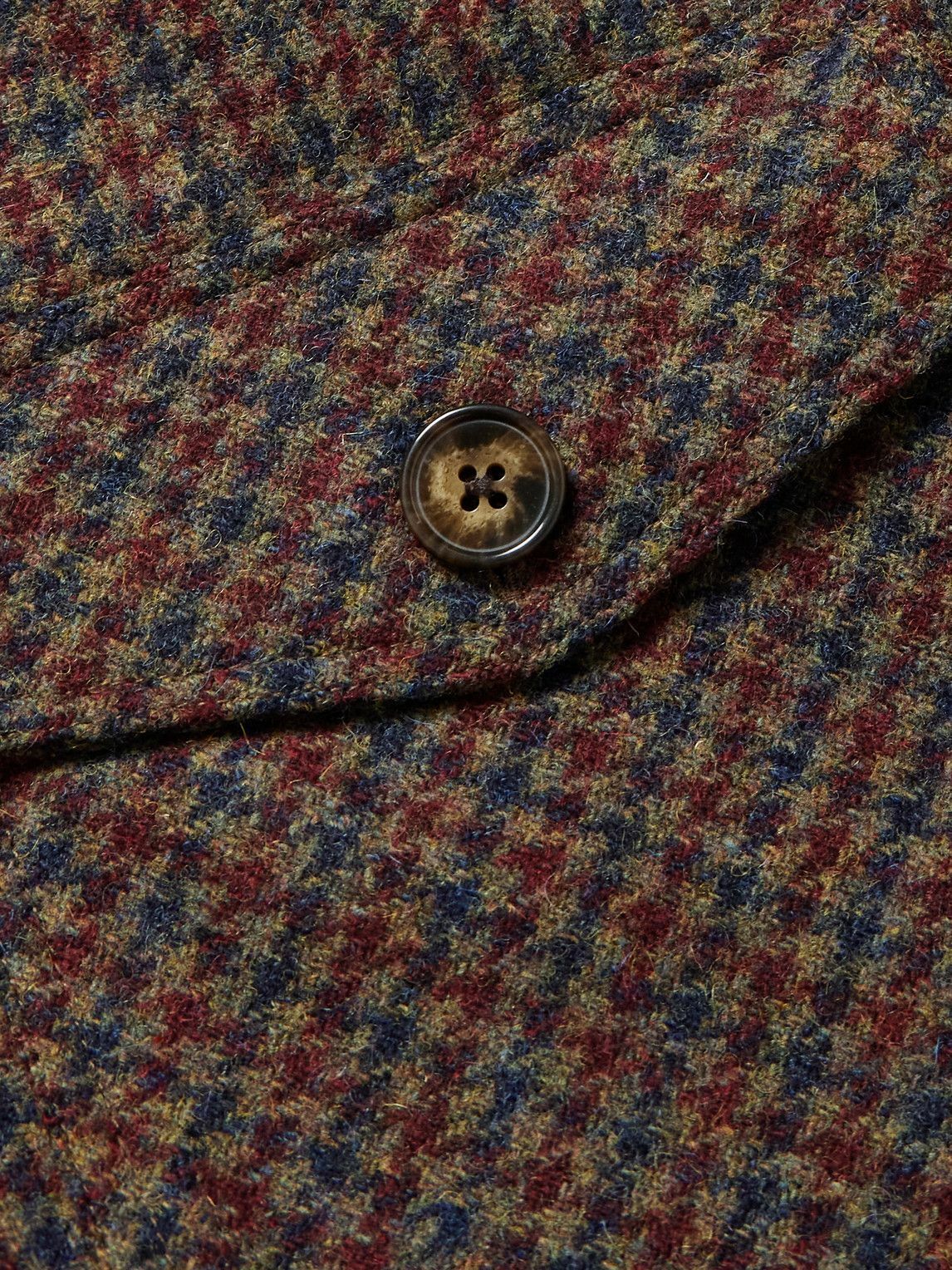 Portuguese Flannel - Valle Checked Tweed Overshirt - Brown Portuguese ...