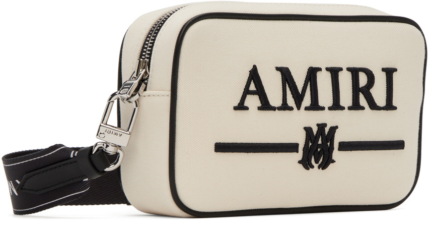 AMIRI Beige Embroidery Camera Bag Amiri