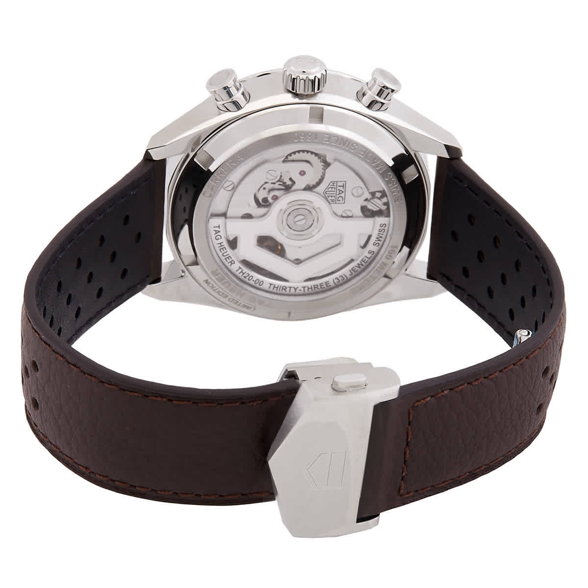 Tag Heuer Carrera Chronograph Automatic Green Dial Mens Watch CBN201K ...