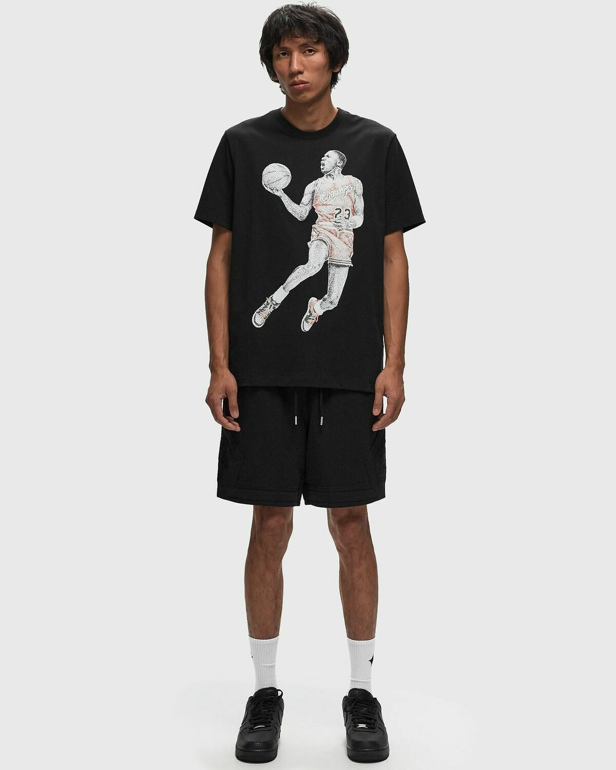 Jordan Mj Graphic Ss Shirt Black Shortsleeves JordanLuca