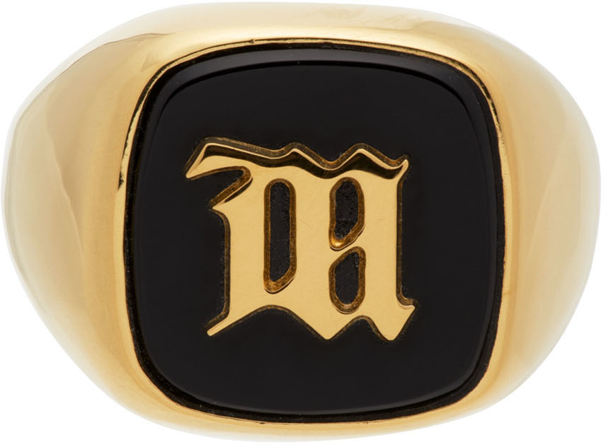 MISBHV Gold Monogram Ring MISBHV
