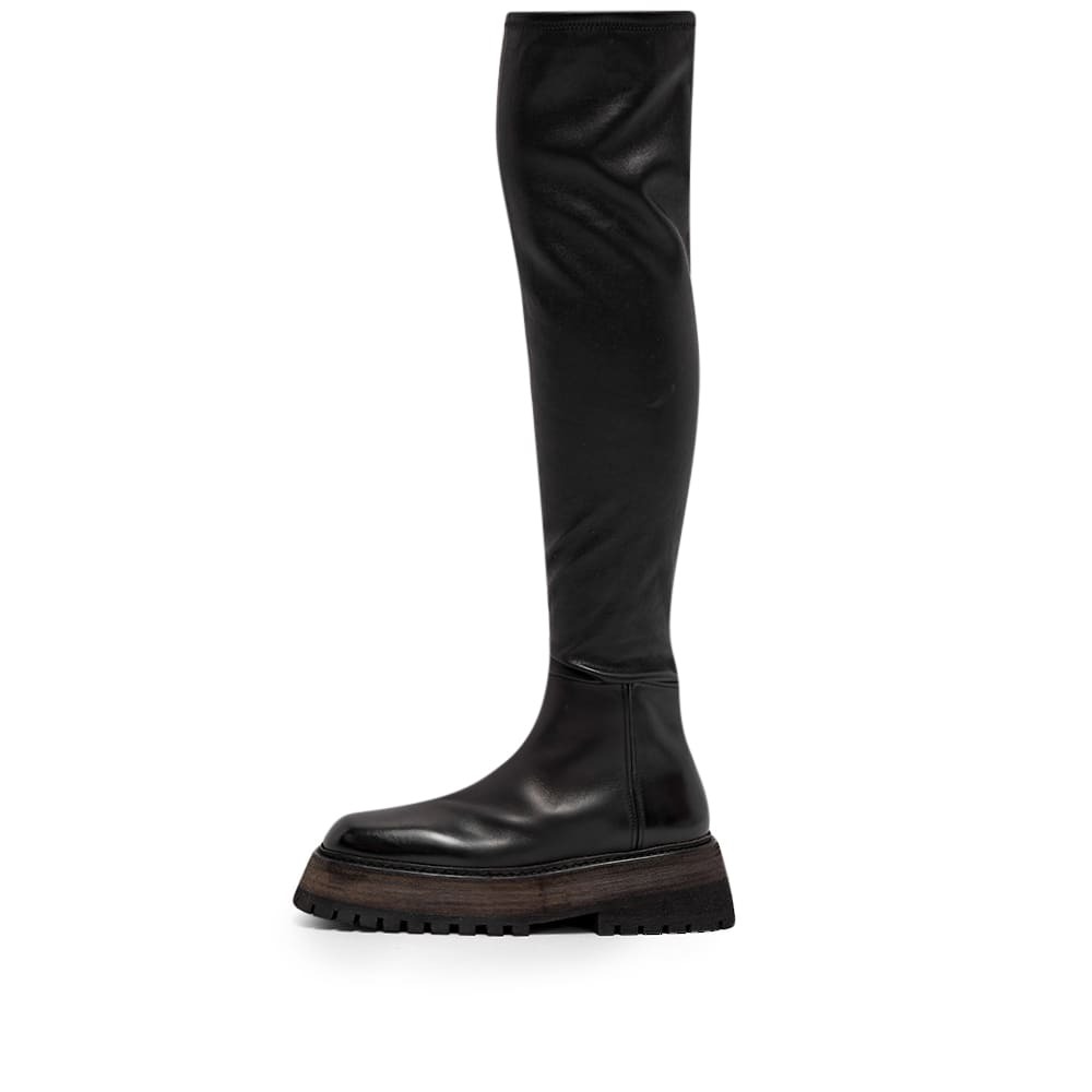 Marsèll Women's Marsell Quadrarmato High Leg Boot in Black Marsèll
