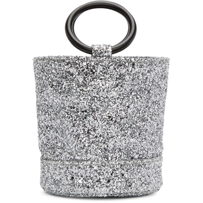 Simon Miller Silver Glitter Small Bonsai 15 Bag Simon Miller