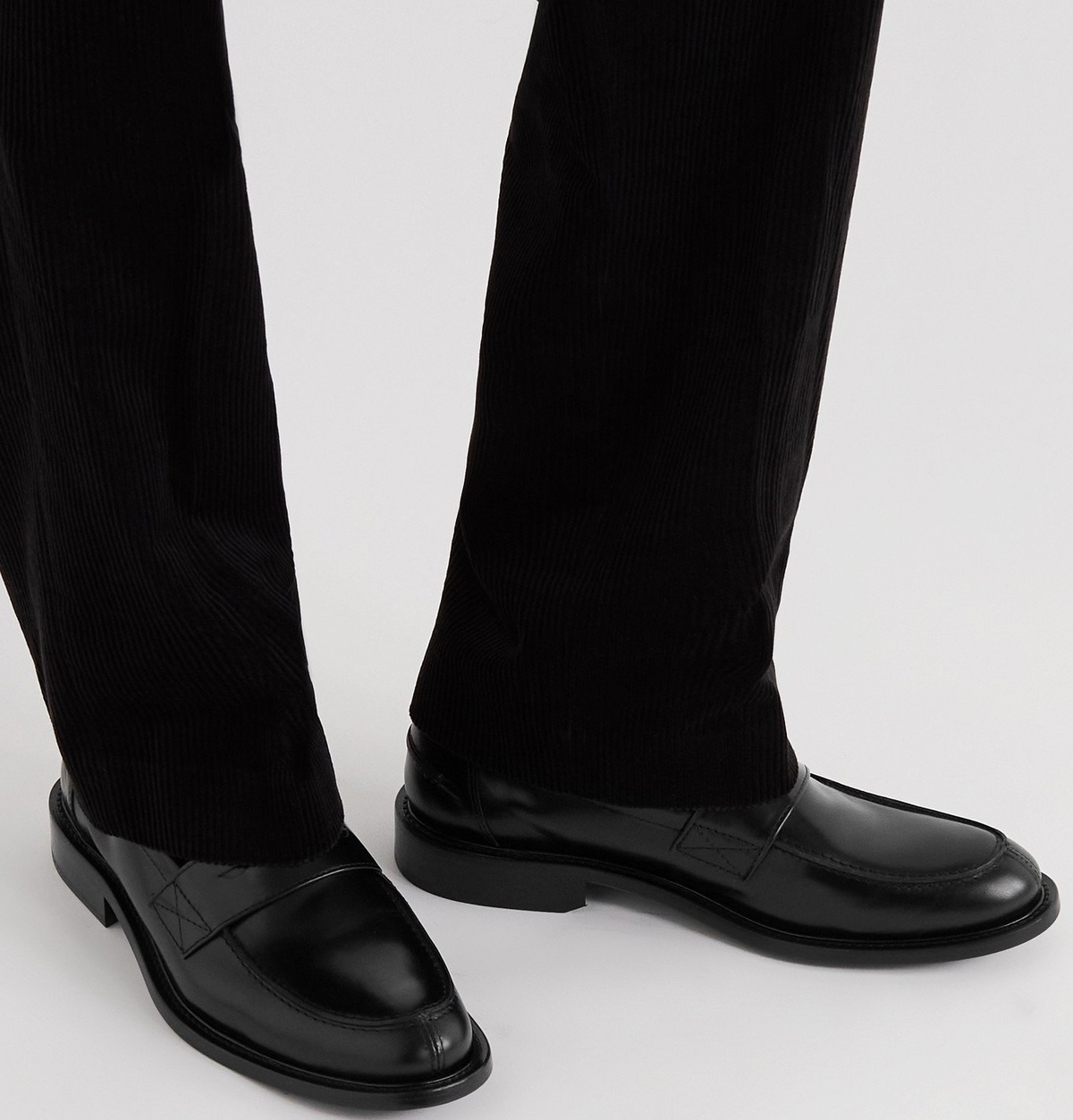 MR P. - Scott Leather Loafers - Black Mr P.