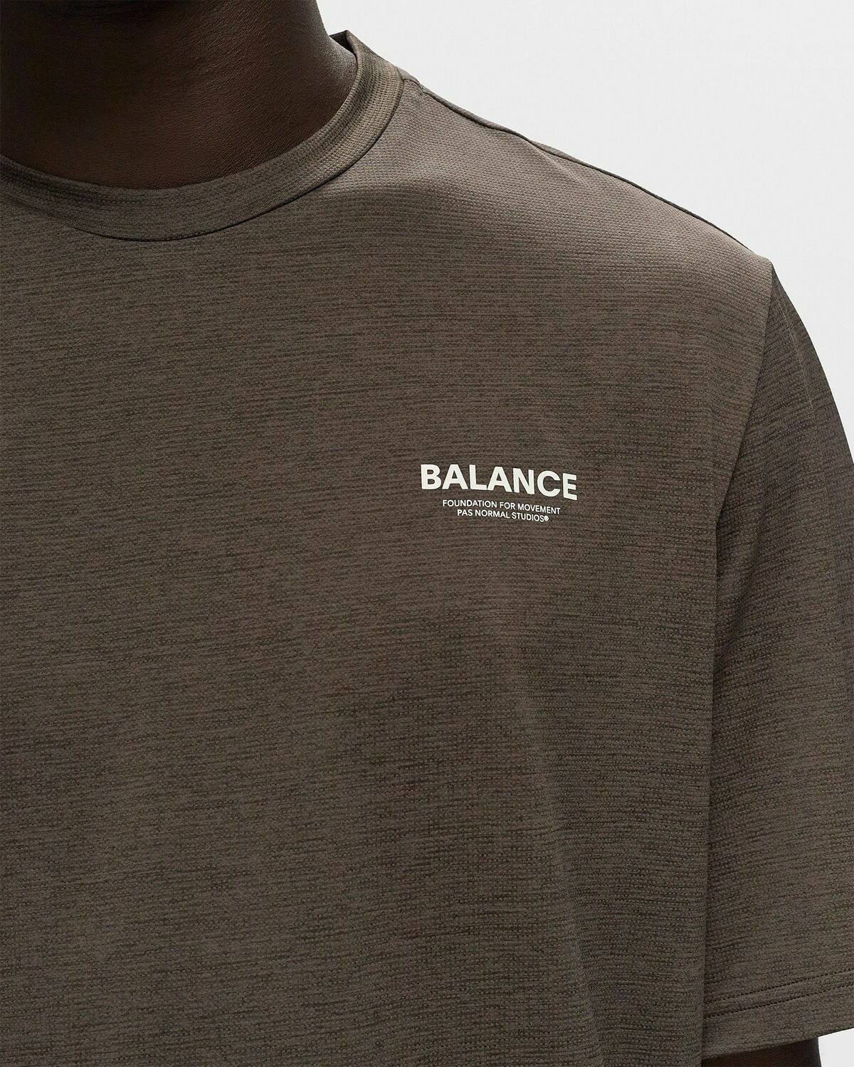 Pas Normal Studios Balance T Shirt Brown Shortsleeves Pas Normal Studios