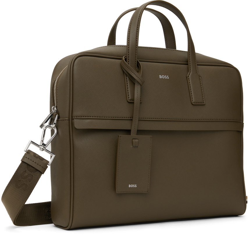 BOSS Green Structured Briefcase BOSS