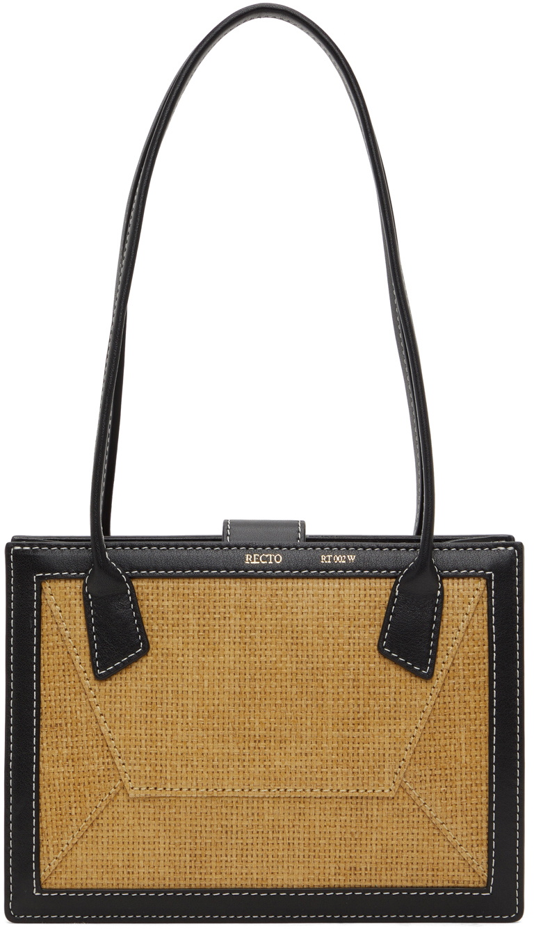 Recto Beige & Black Mini Envelope Bag Recto