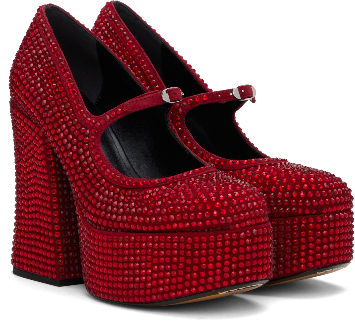 Red Mary Jane Heels