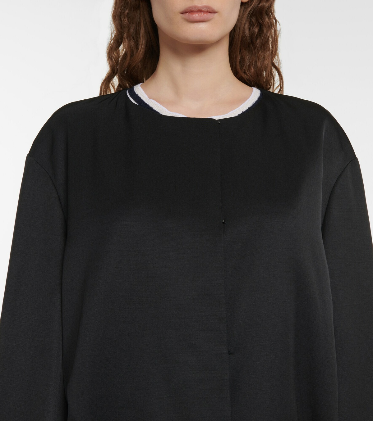 The Row - Alani silk and wool jacket The Row