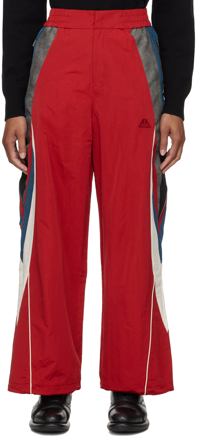 ADER error Red Milos Track Pants ADER error
