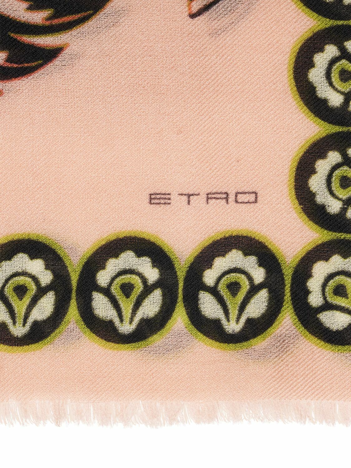 ETRO - Wool & Cashmere Printed Scarf Etro