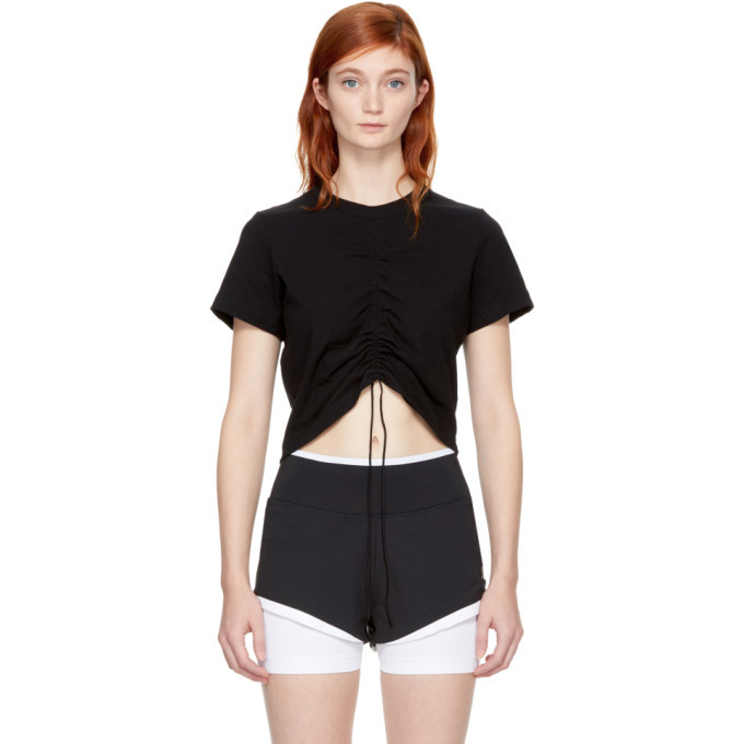 T by Alexander Wang Black High Twist T-Shirt T by Alexander Wang