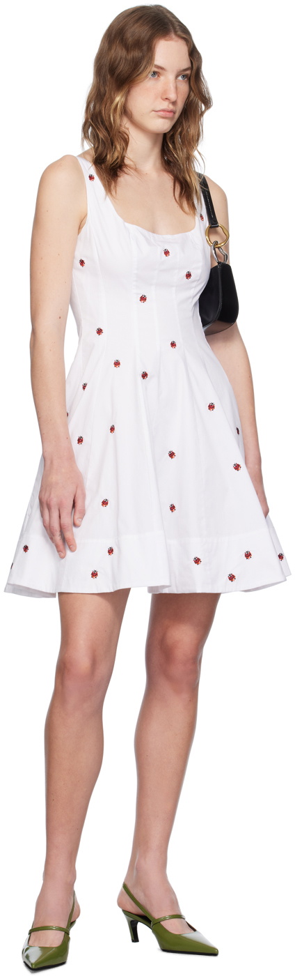 Staud White Wells Minidress Staud