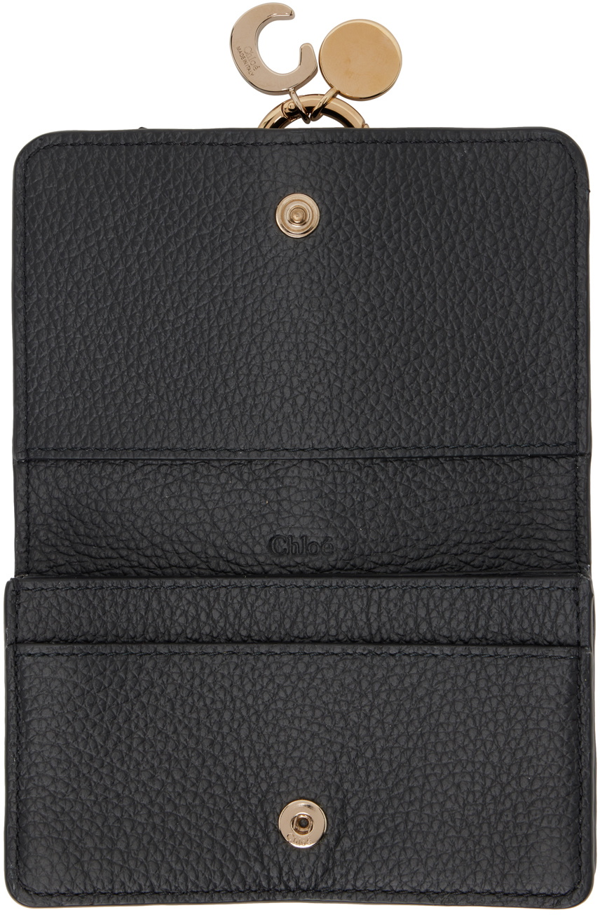 Chloé Black Alphabet Card Holder Chloe