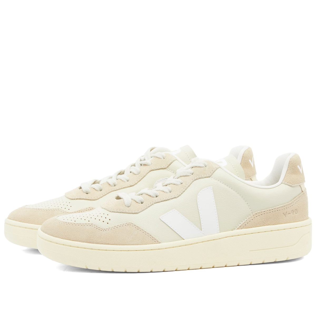 Veja Men's V-90 Sneakers in Pierre White VEJA