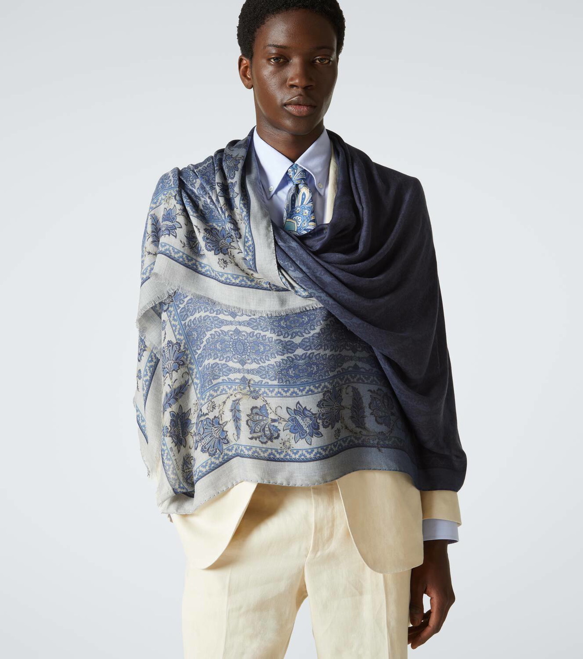 Etro Paisley silk scarf Etro