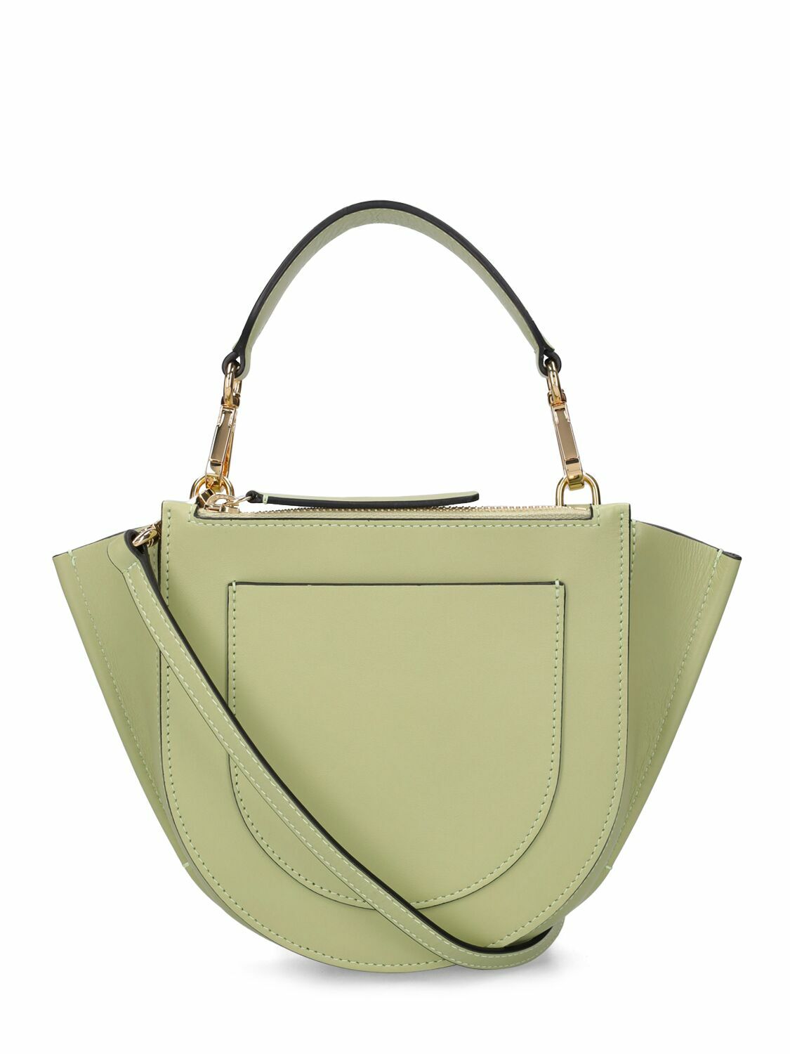 WANDLER - Mini Hortensia Leather Top Handle Bag Wandler