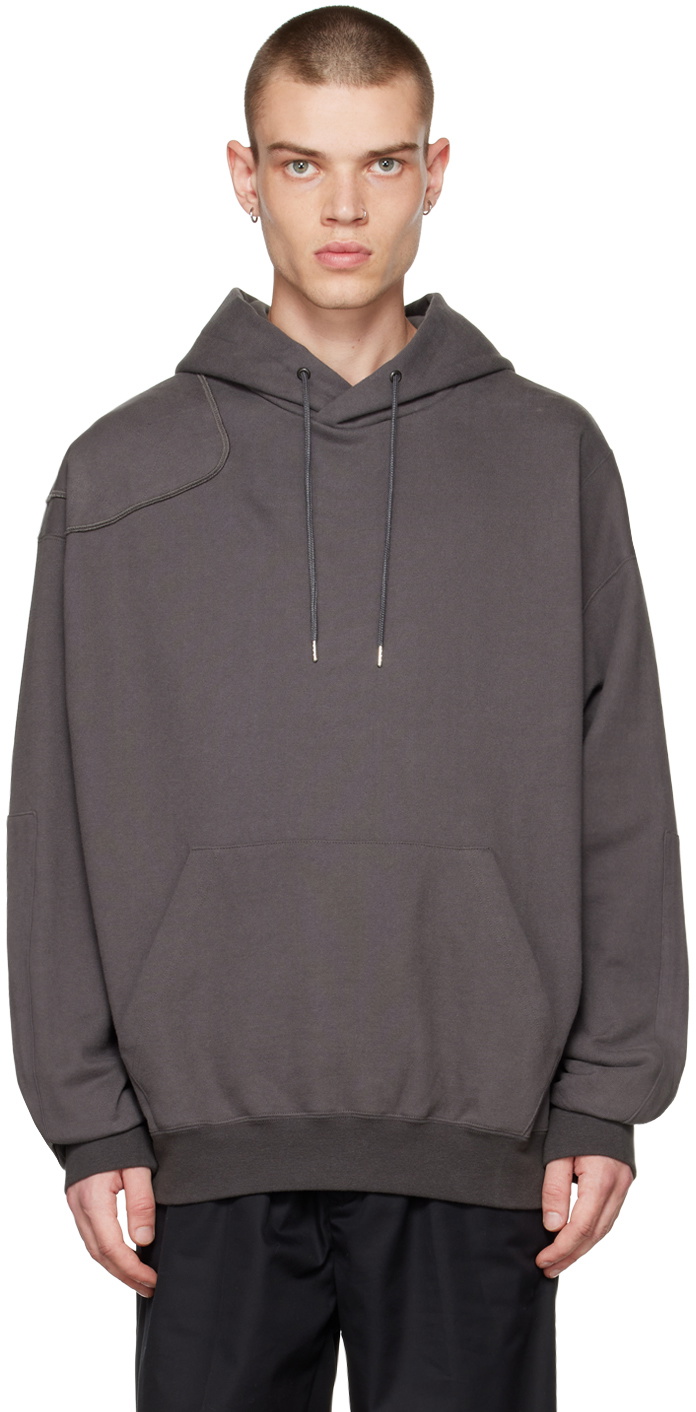 meanswhile Gray Pad Hoodie meanswhile
