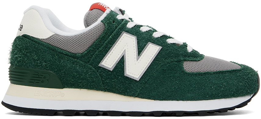 New Balance Green & Gray 574 Sneakers New Balance