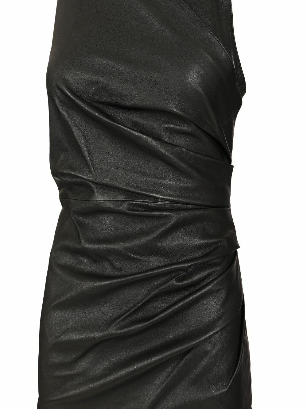 Balmain Short Leather Dress Balmain