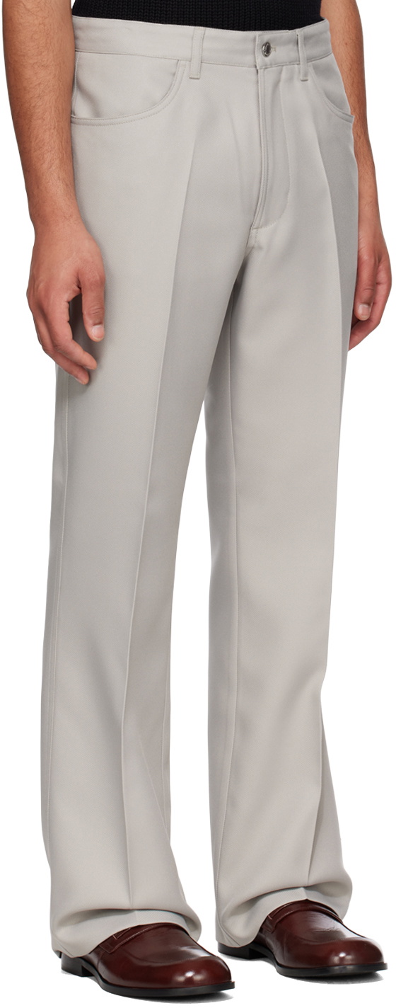 Second/Layer Gray Valluco Trousers Second/Layer