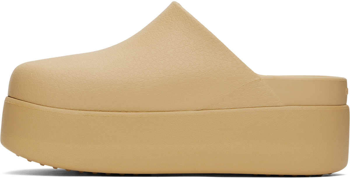 Crocs Beige Dylan Platform Clogs Crocs
