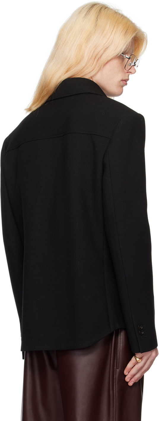 Bottega Veneta Black Structured Jacket Bottega Veneta