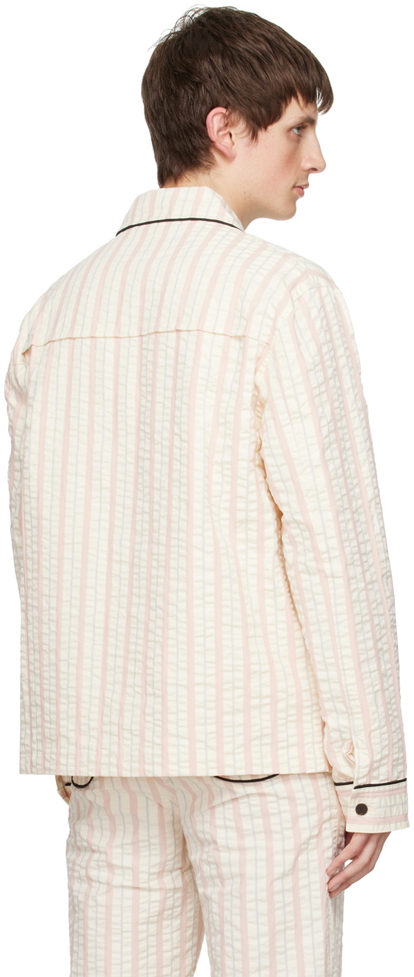 Thames MMXX. Off-White & Pink Boating Jacket