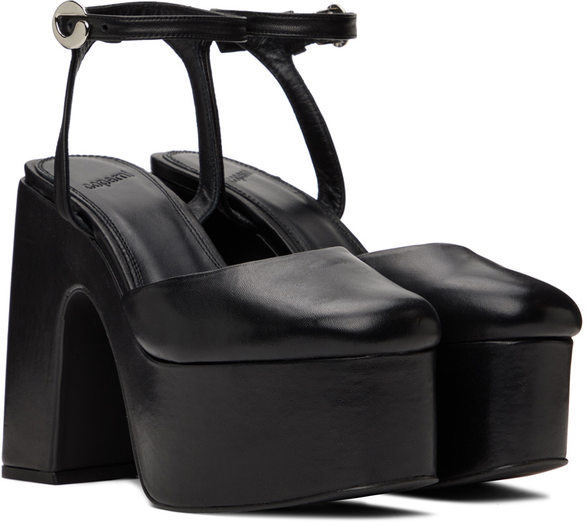 Coperni Black Bridge Heels Coperni
