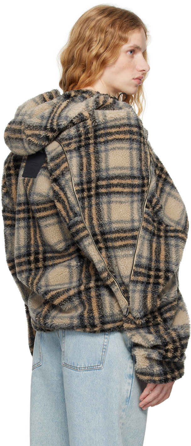 Y/Project Beige & Black Insert Hood Fleece Hoodie Y/Project