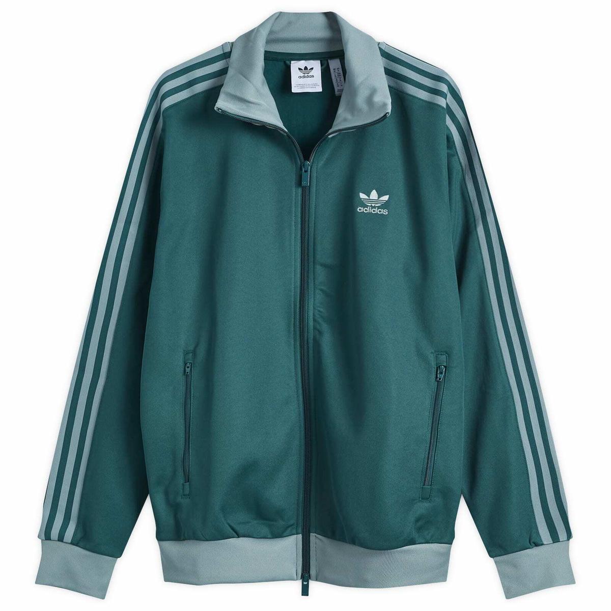 Adidas Classic Track Top in Collegiate Green/Silver Green adidas
