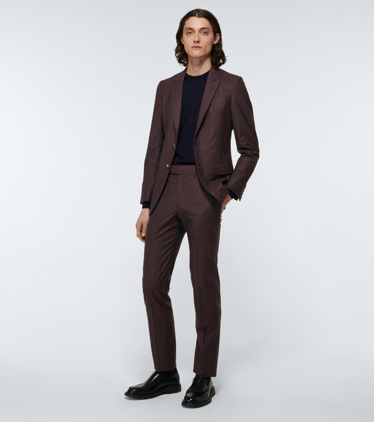 Gabriela Hearst - Ernest pinstriped wool pants Gabriela Hearst