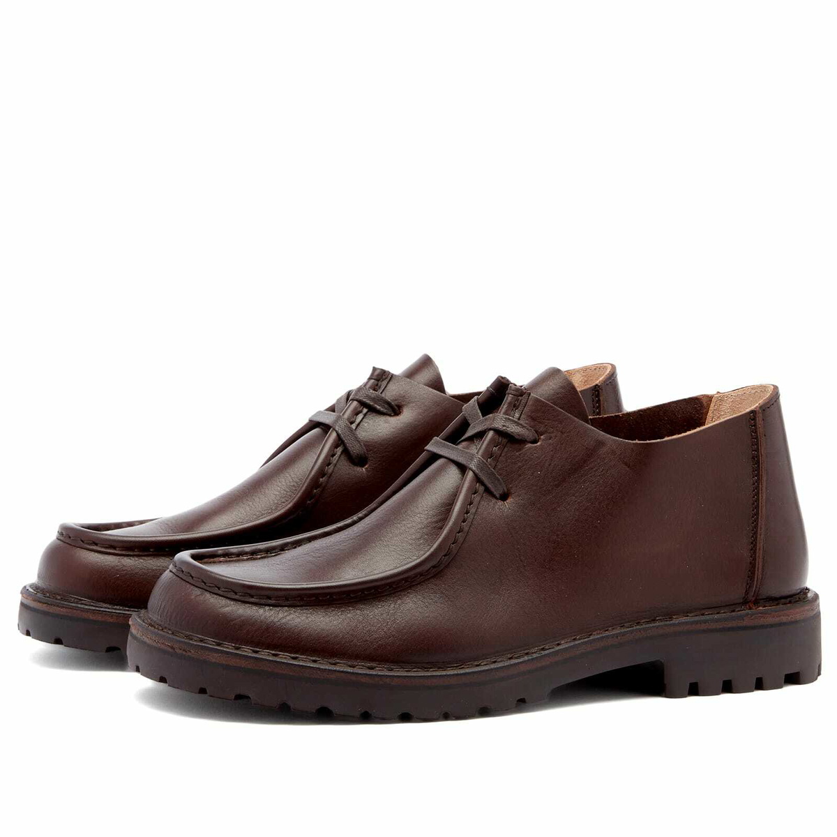 Astorflex Men's Beenflex Grain Leather Shoe in Caffe Astorflex