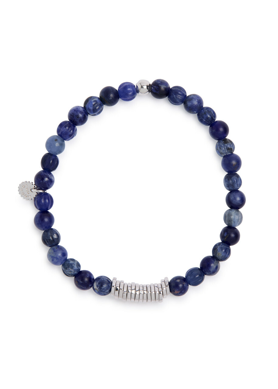 Tateossian Sodalite Beaded Bracelet Blue TATEOSSIAN