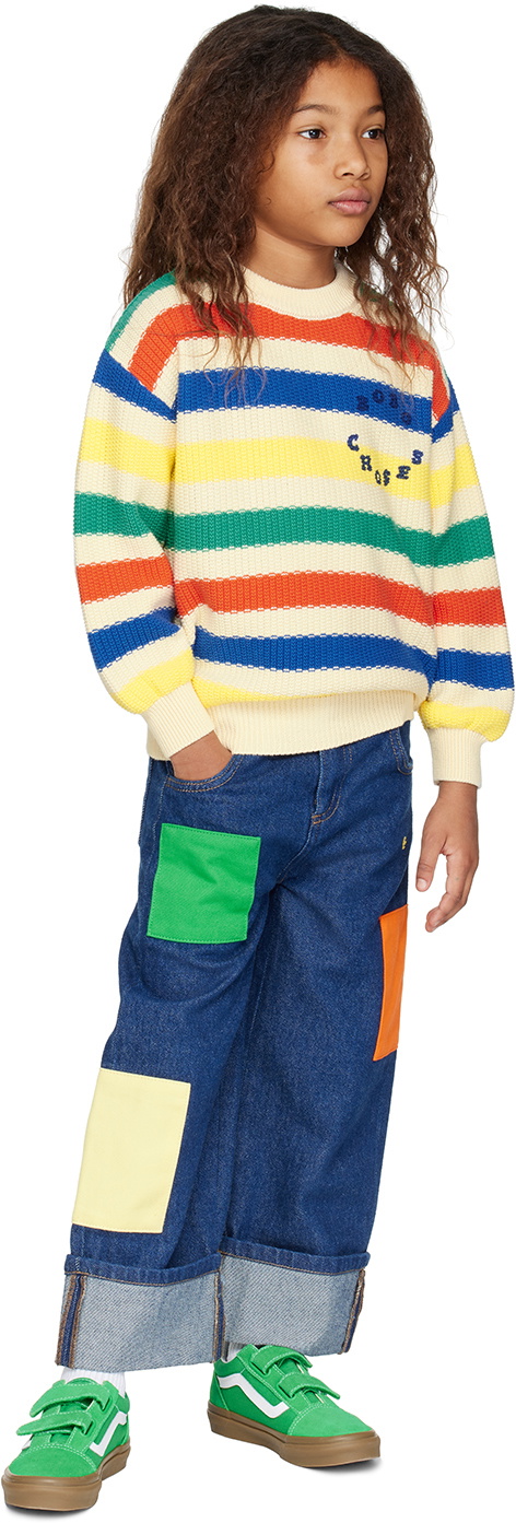 Bobo Choses Kids Multicolor Striped Sweater Bobo Choses