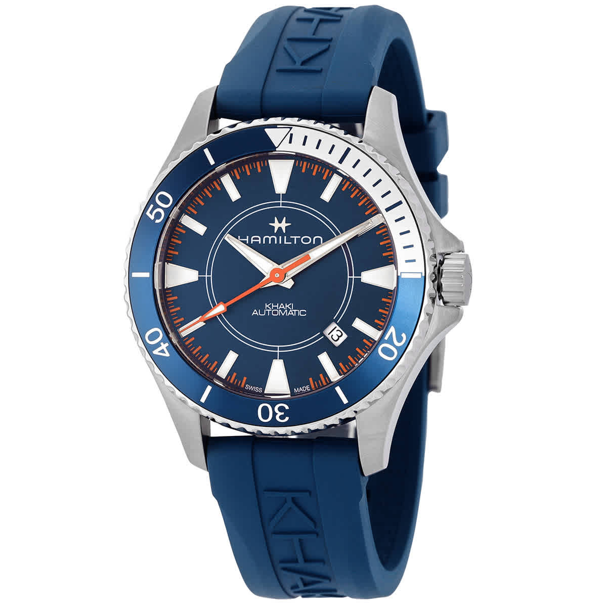 Hamilton Khaki Navy Scuba Automatic Blue Dial Mens Watch H82385340 Hamilton