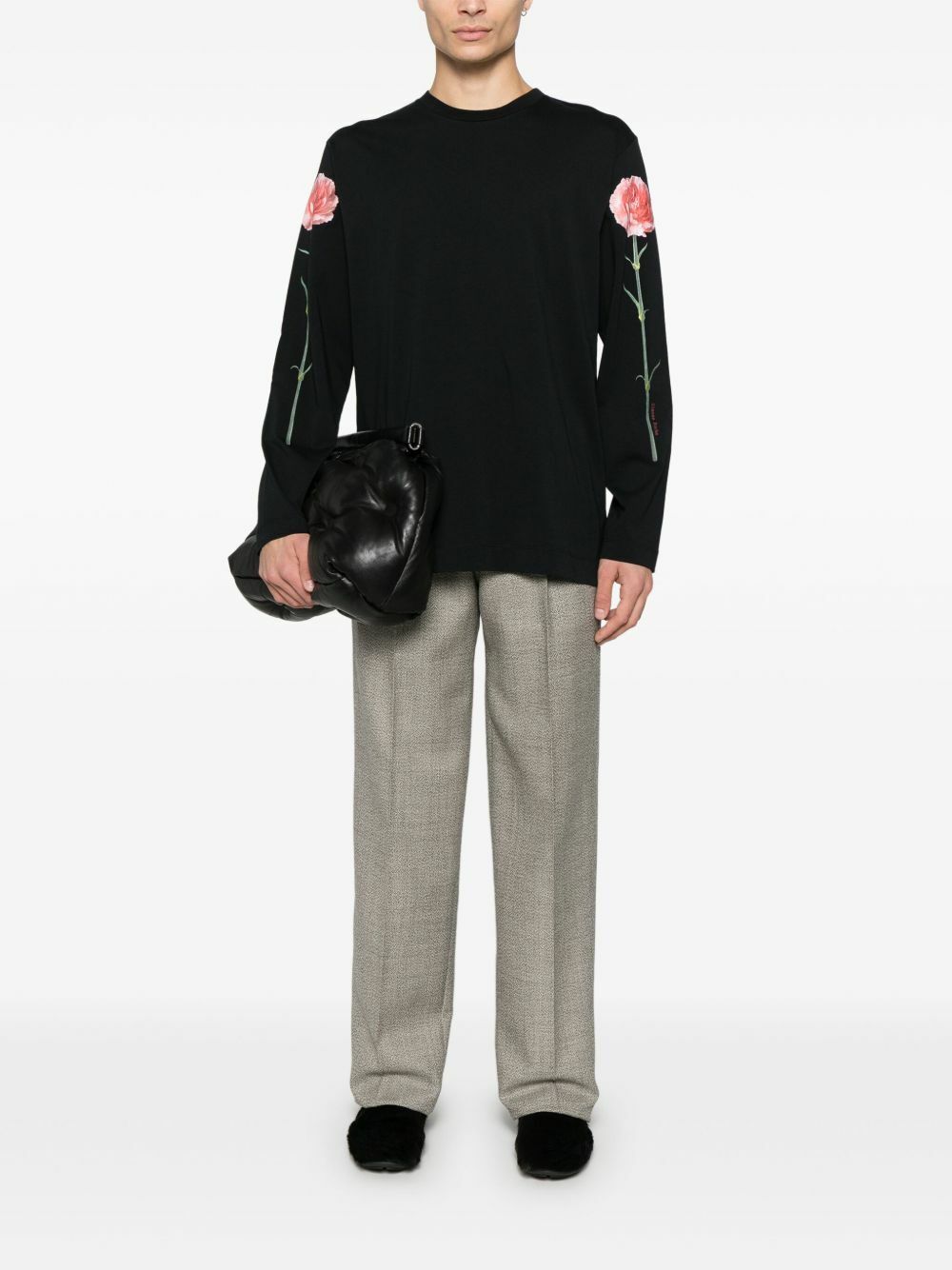 Simone Rocha Carnation-Print T-Shirt Simone Rocha