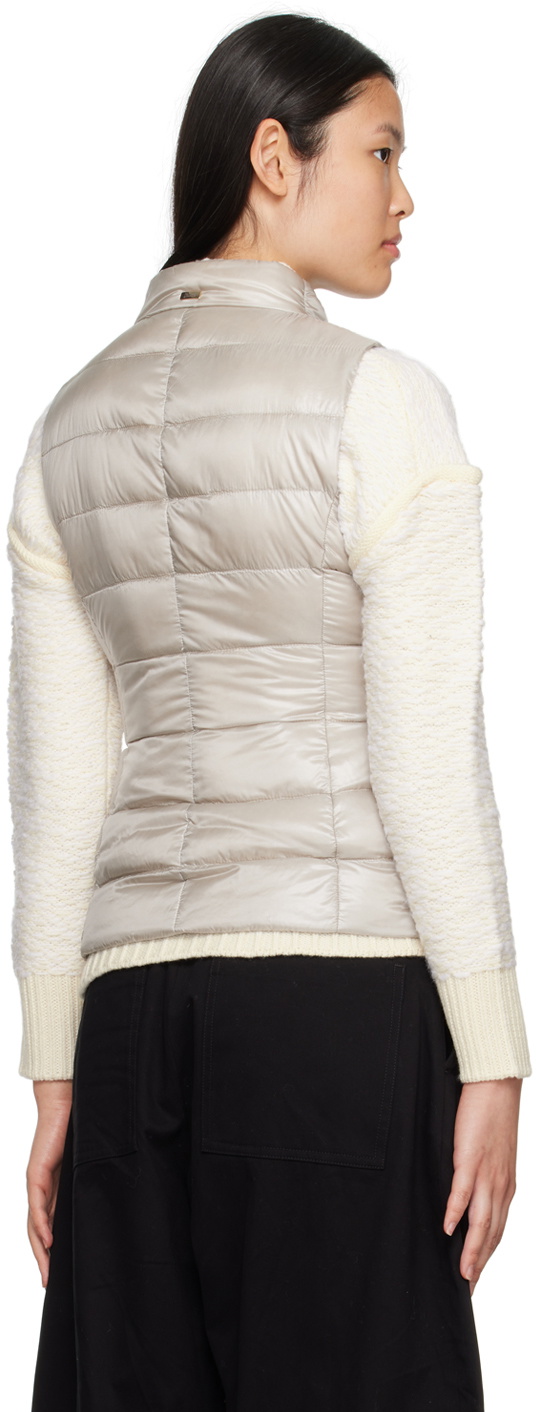 Herno Taupe Giulia Down Vest Herno
