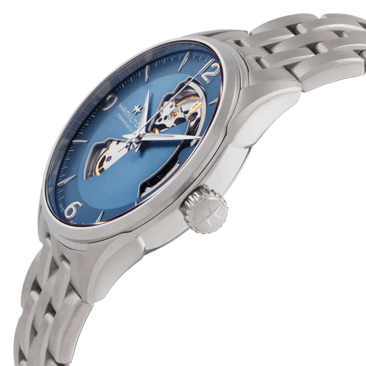 Hamilton Jazzmaster Automatic Blue Dial Mens Watch H32705142 Hamilton