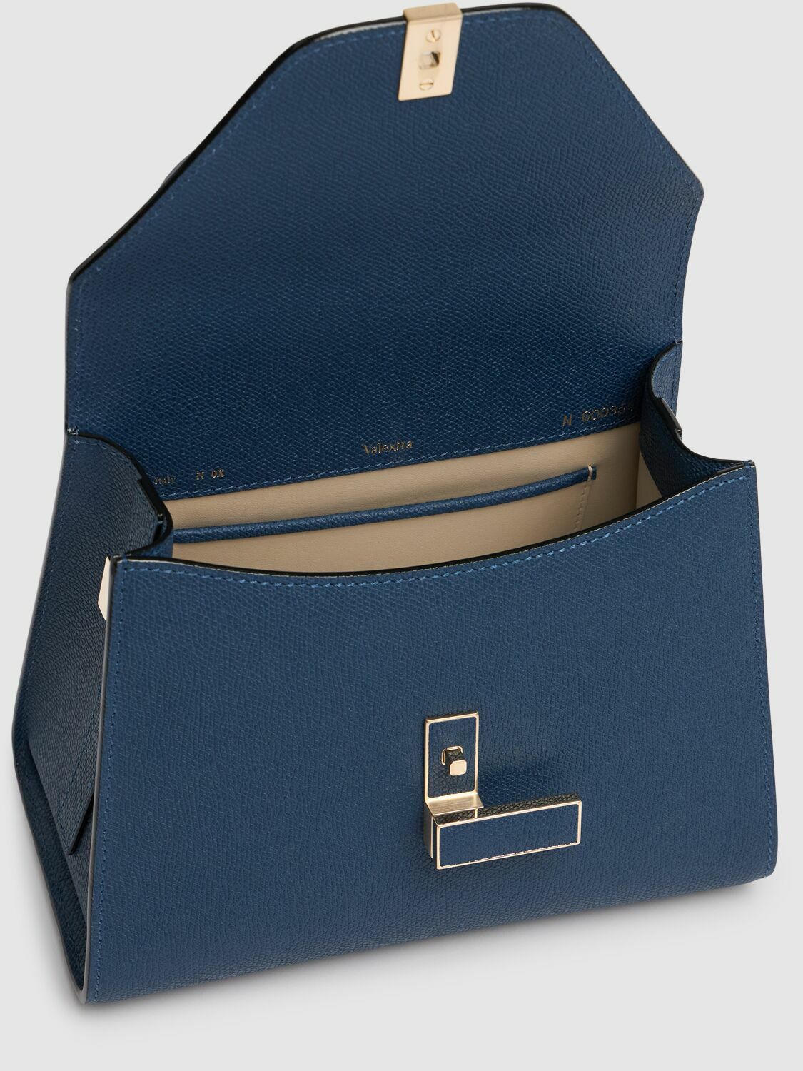 VALEXTRA Mini Iside Leather Top Handle Bag Valextra