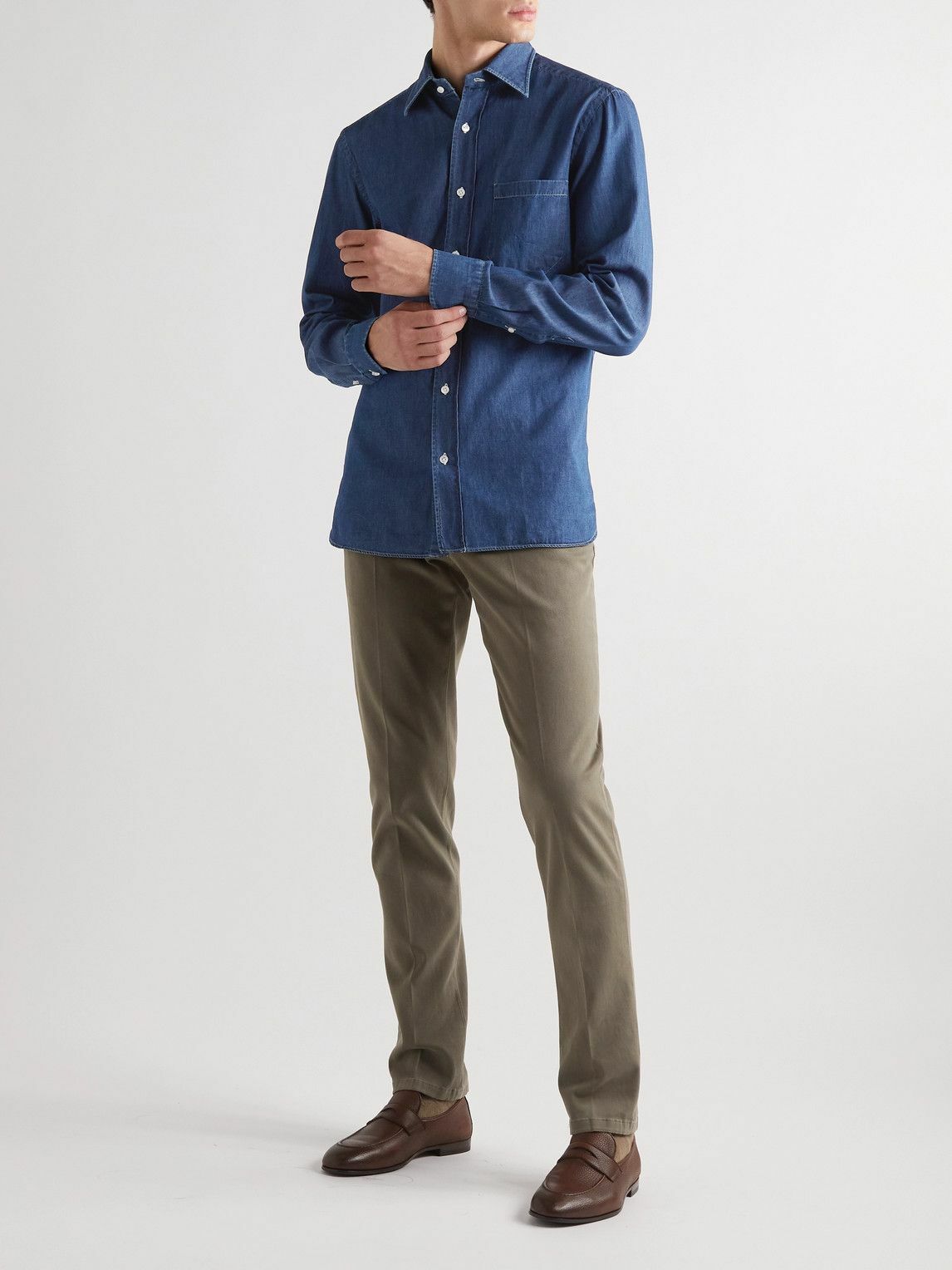 Rubinacci - Denim Shirt - Blue Rubinacci