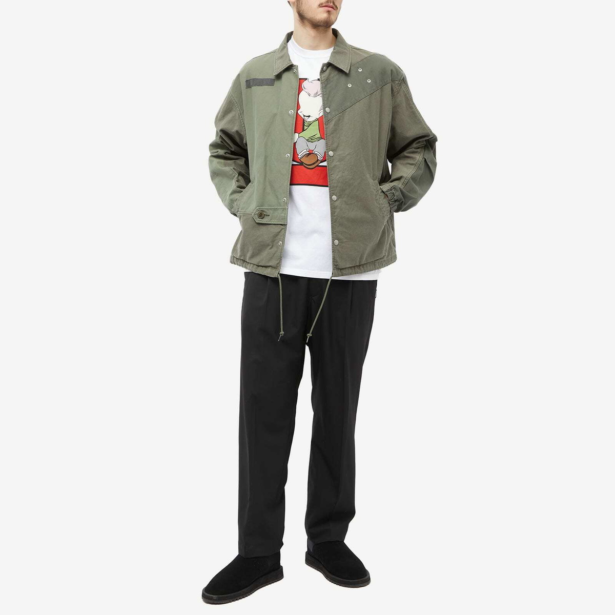 Undercover Men's Logo T-Shirt in White Undercover