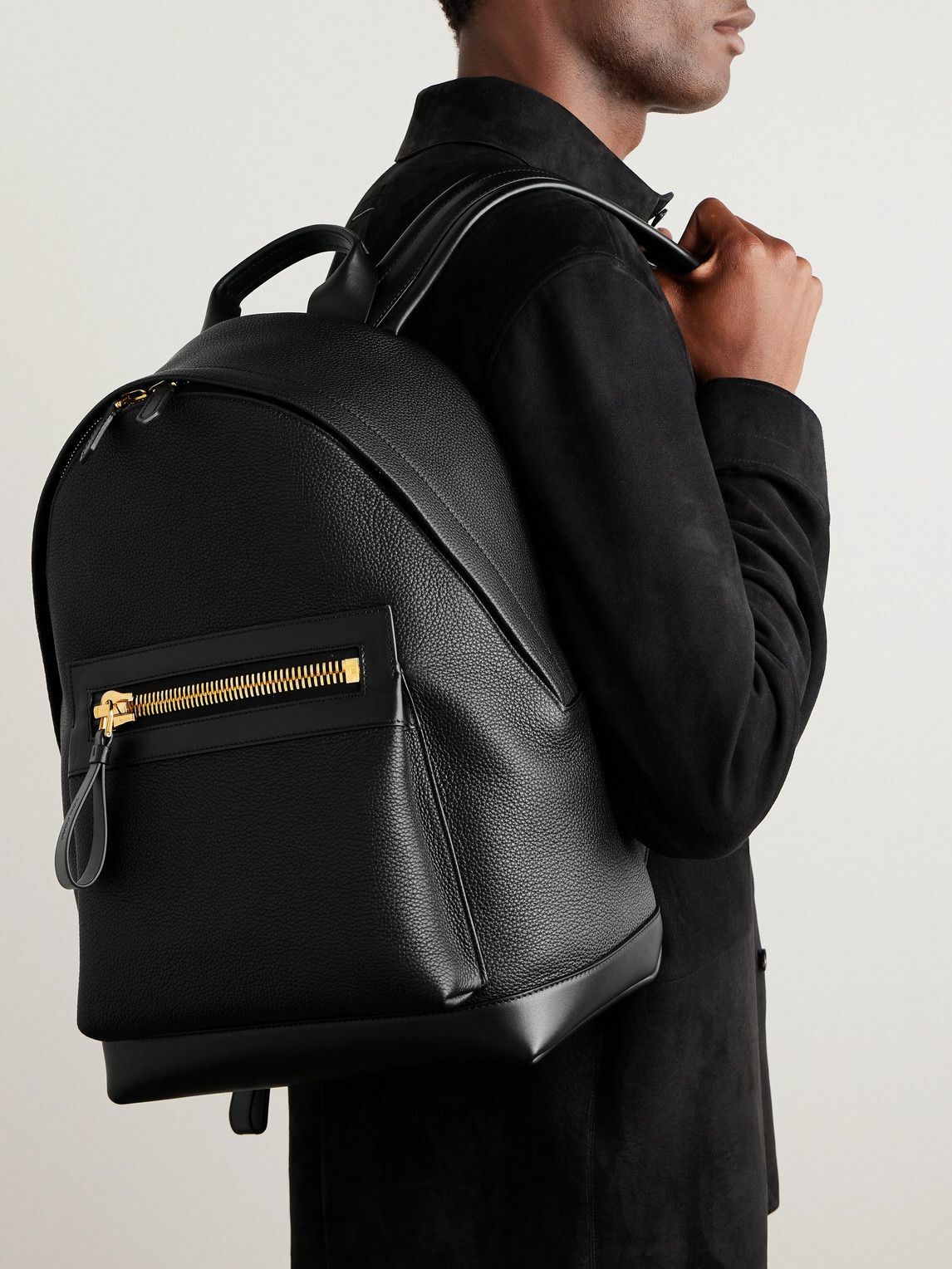 TOM FORD - Buckley Pebble-Grain Leather Backpack TOM FORD