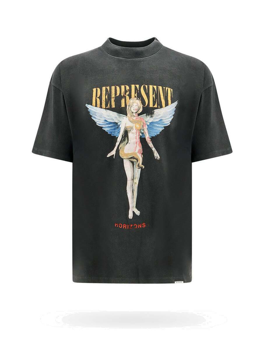 Represent T Shirt Black Mens Represent